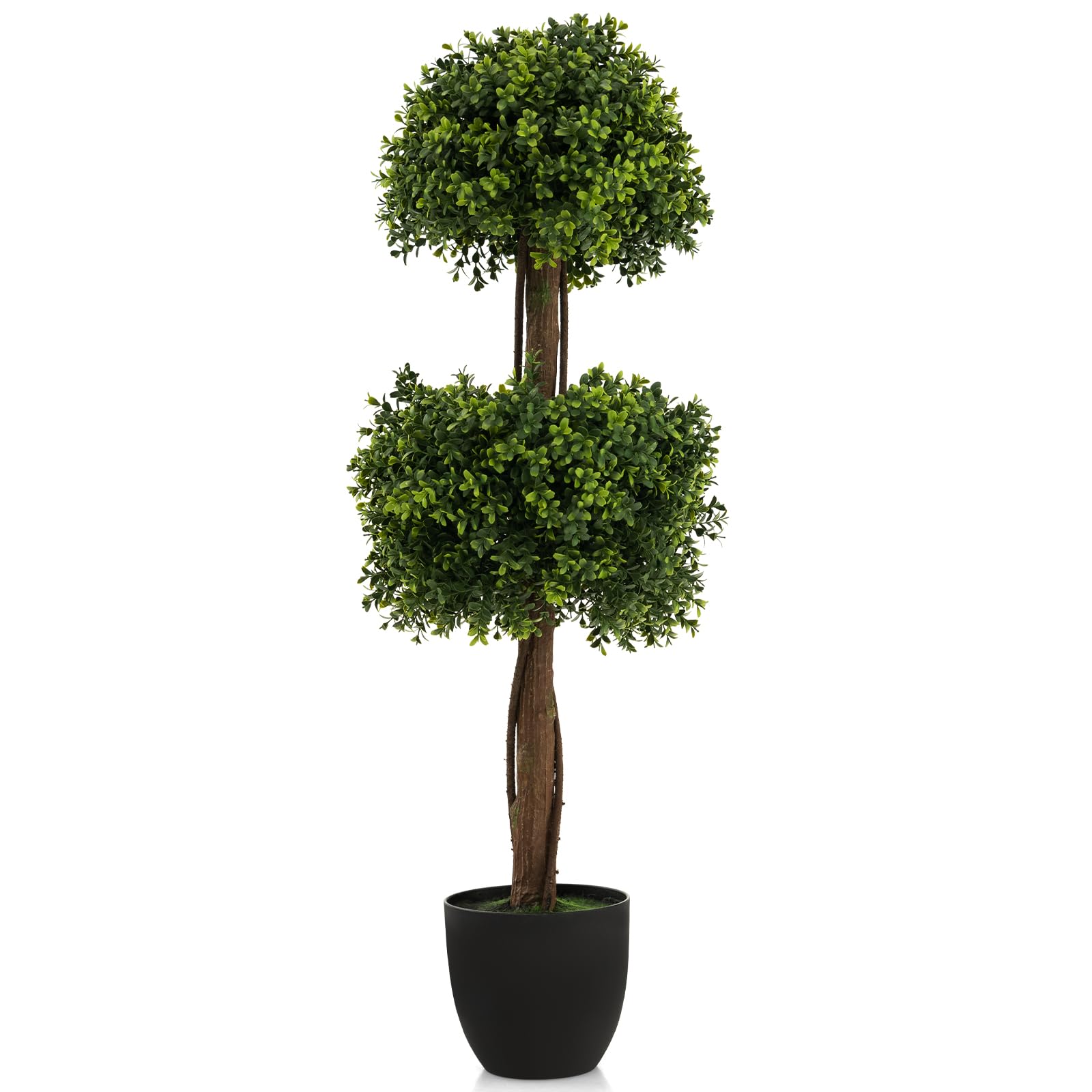 Goplus 40" Artificial Boxwood Topiary Ball Tree – Goplusus.com