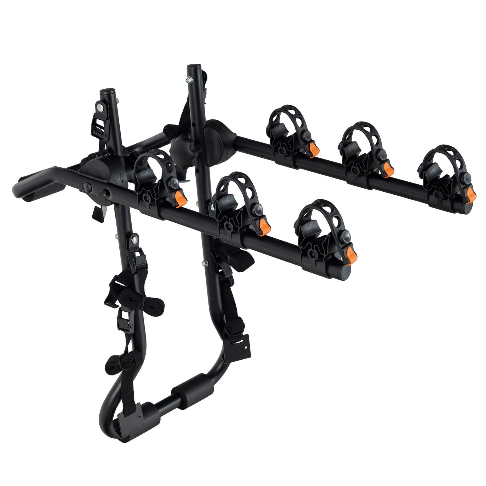Goplus 3-Bike Mounted Rack, Trunk Mount Bike Rack with Adjustable Leng ...