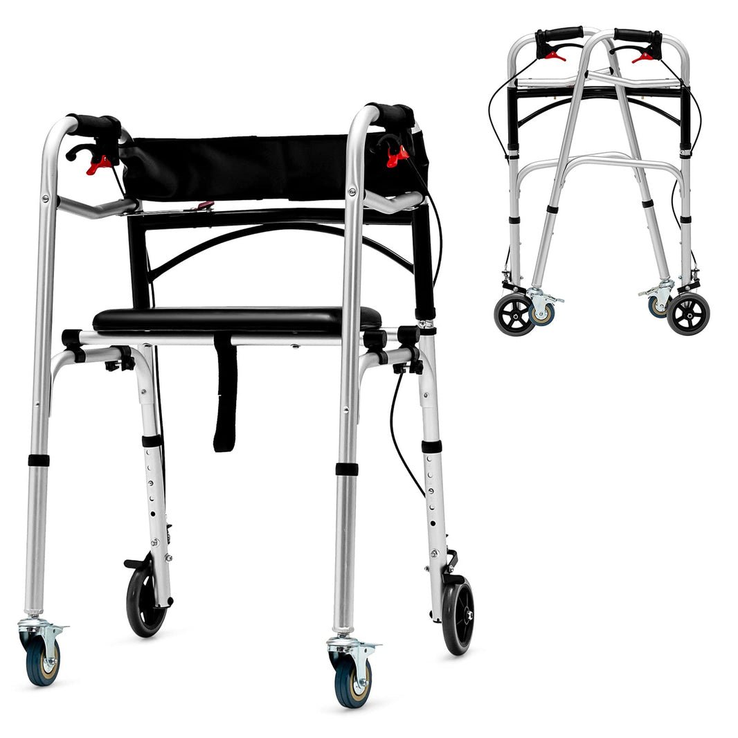 Folding Walker | Heavy Duty Walker | Rollator Walker - Goplus – GoplusUS