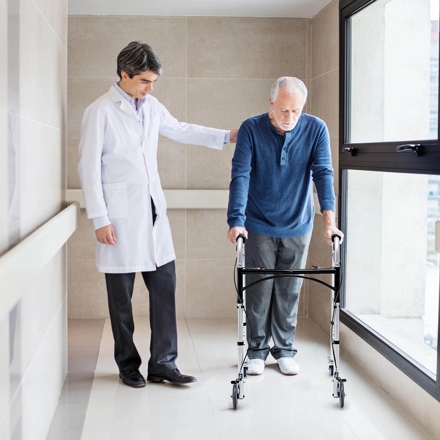 Folding Walker | Heavy Duty Walker | Rollator Walker - Goplus – GoplusUS